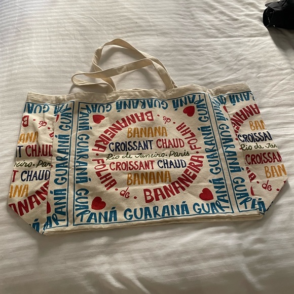 Sezane | Bags | New Farm Rio X Sezane Canvas Tote | Poshmark